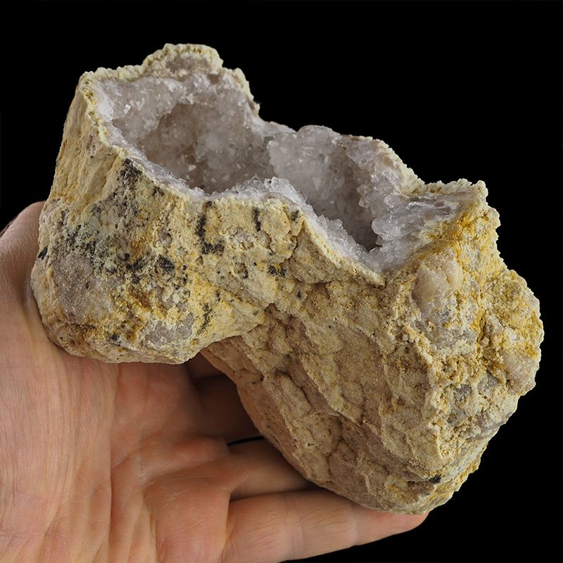 KRYSZTAŁ GÓRSKI - GEODA 121 mm - MAROKO • cena, oryginał, unikat ...